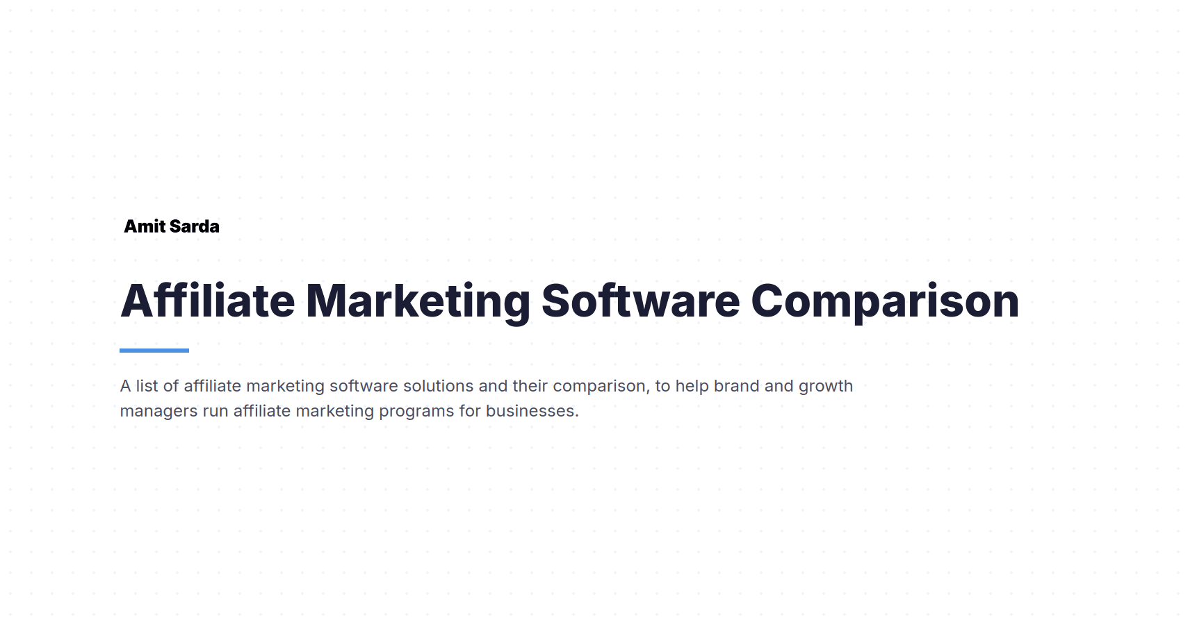 16 Top Affiliate marketing software programs to grow sales